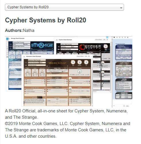 Roll20: What it is and how to use it with the Cypher System ...